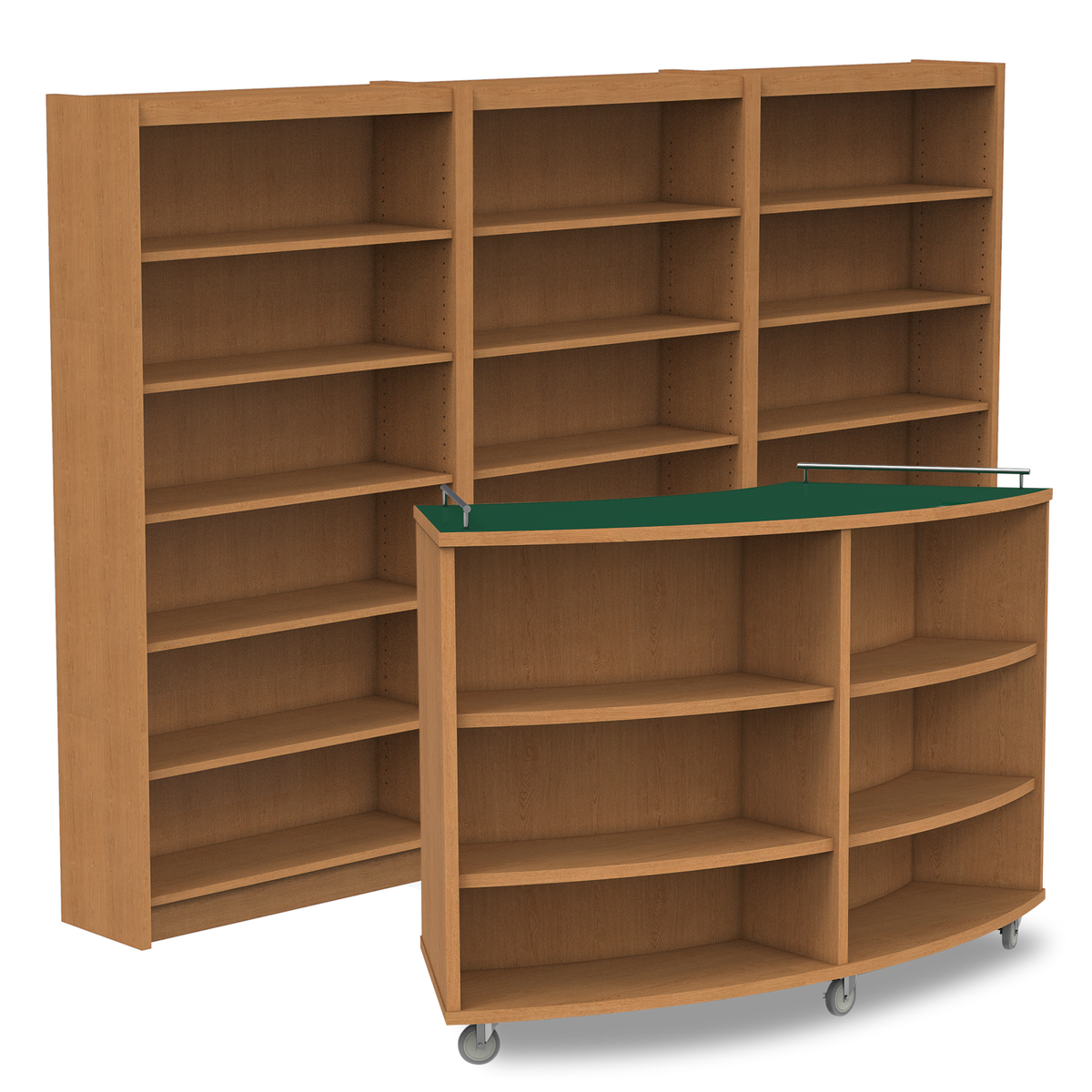 Shelving – Patriot Series: Solid Oak Vertical Panels - Tesco Learning ...